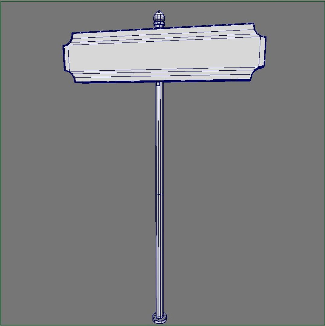 3d Model Sign