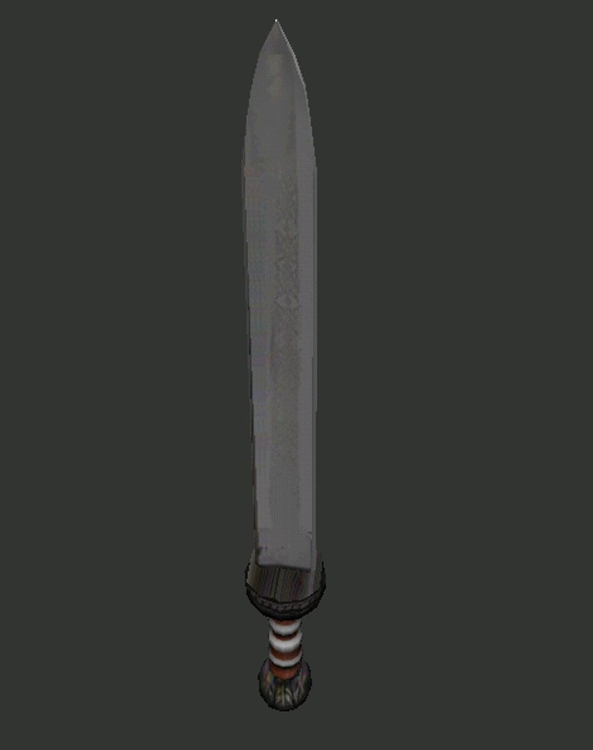 Free Roman Gladius Sword 3d Model