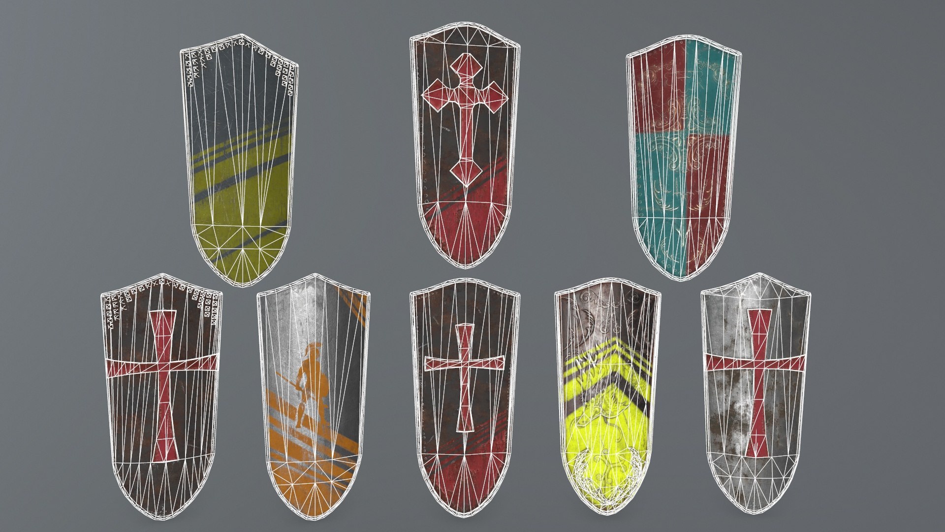 Shield Model - TurboSquid 1575916