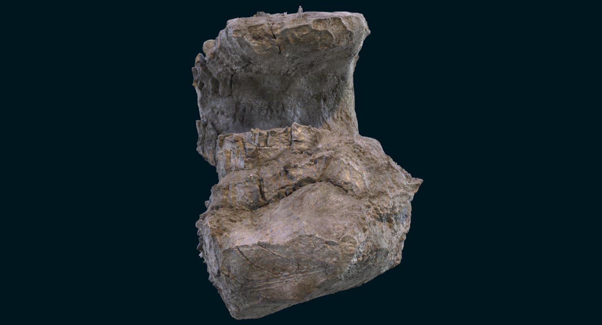 3d Model Big Rock 1