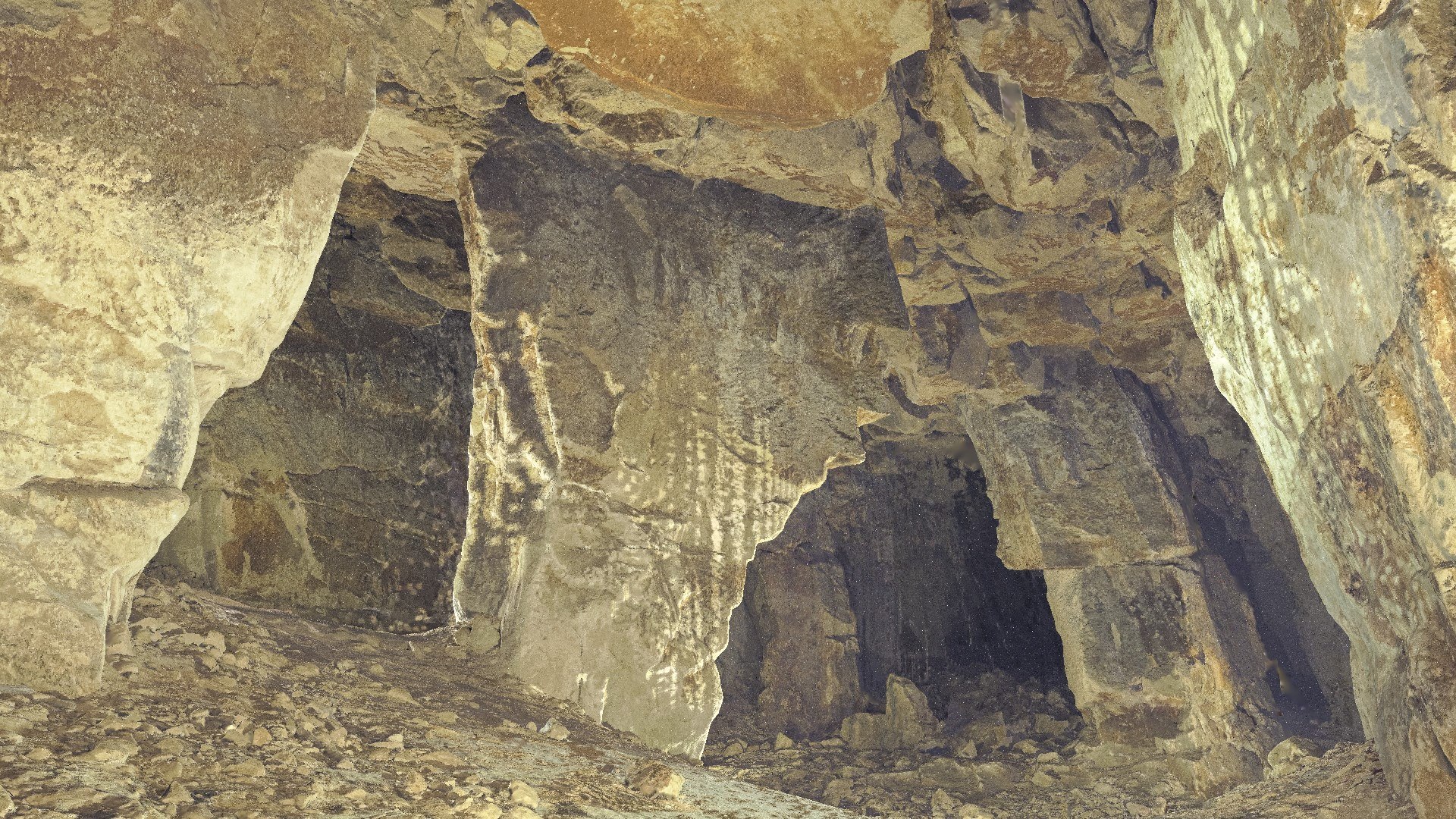 3D Old Stone Chamber Mine Excavation - TurboSquid 2024625