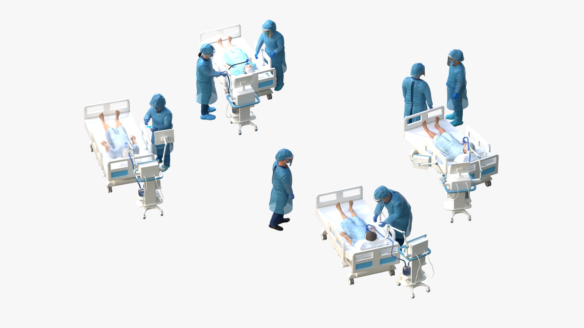 3D Medical People 10 Covid - TurboSquid 1724069