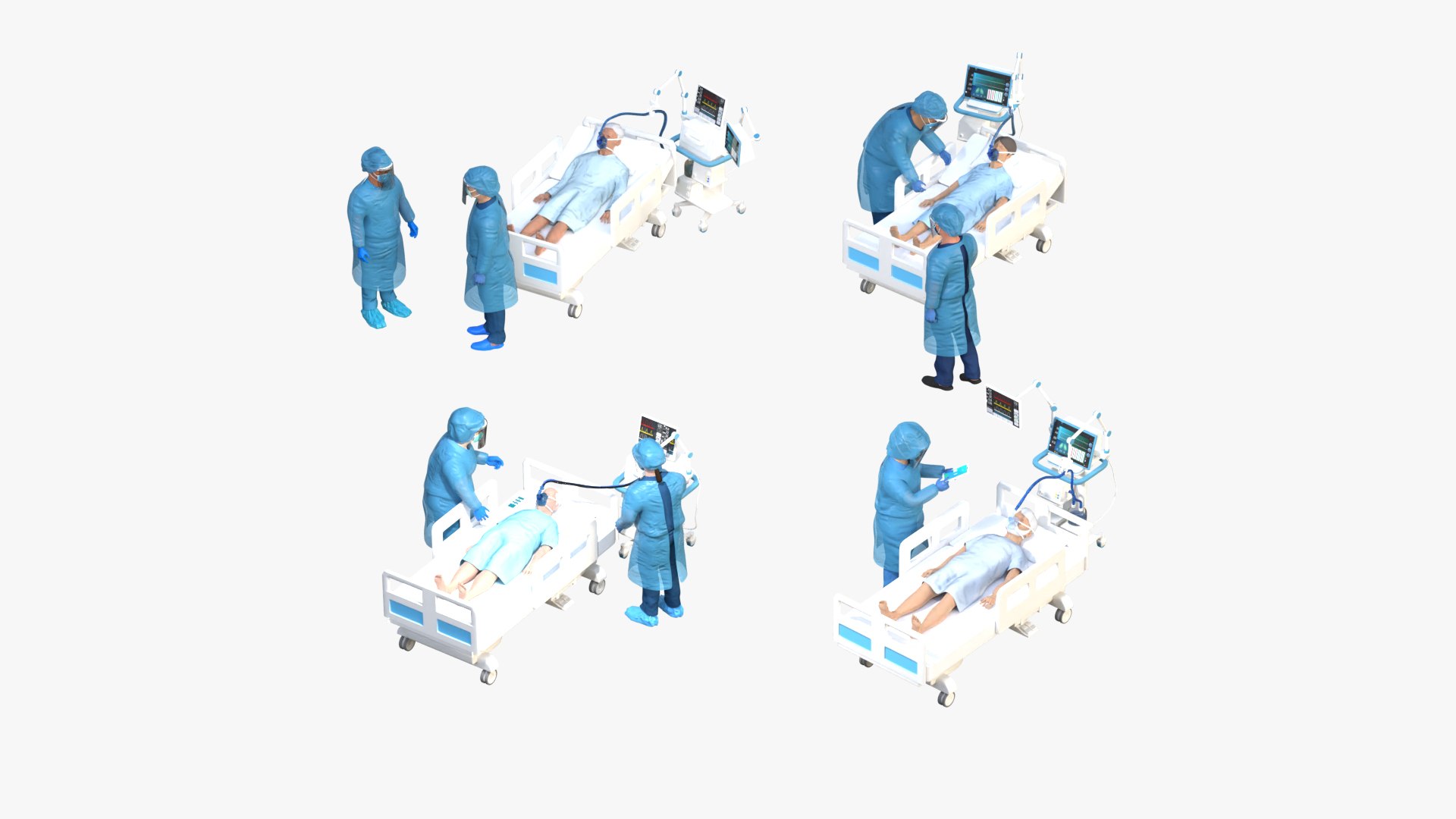 3D Medical People 10 Covid - TurboSquid 1724069