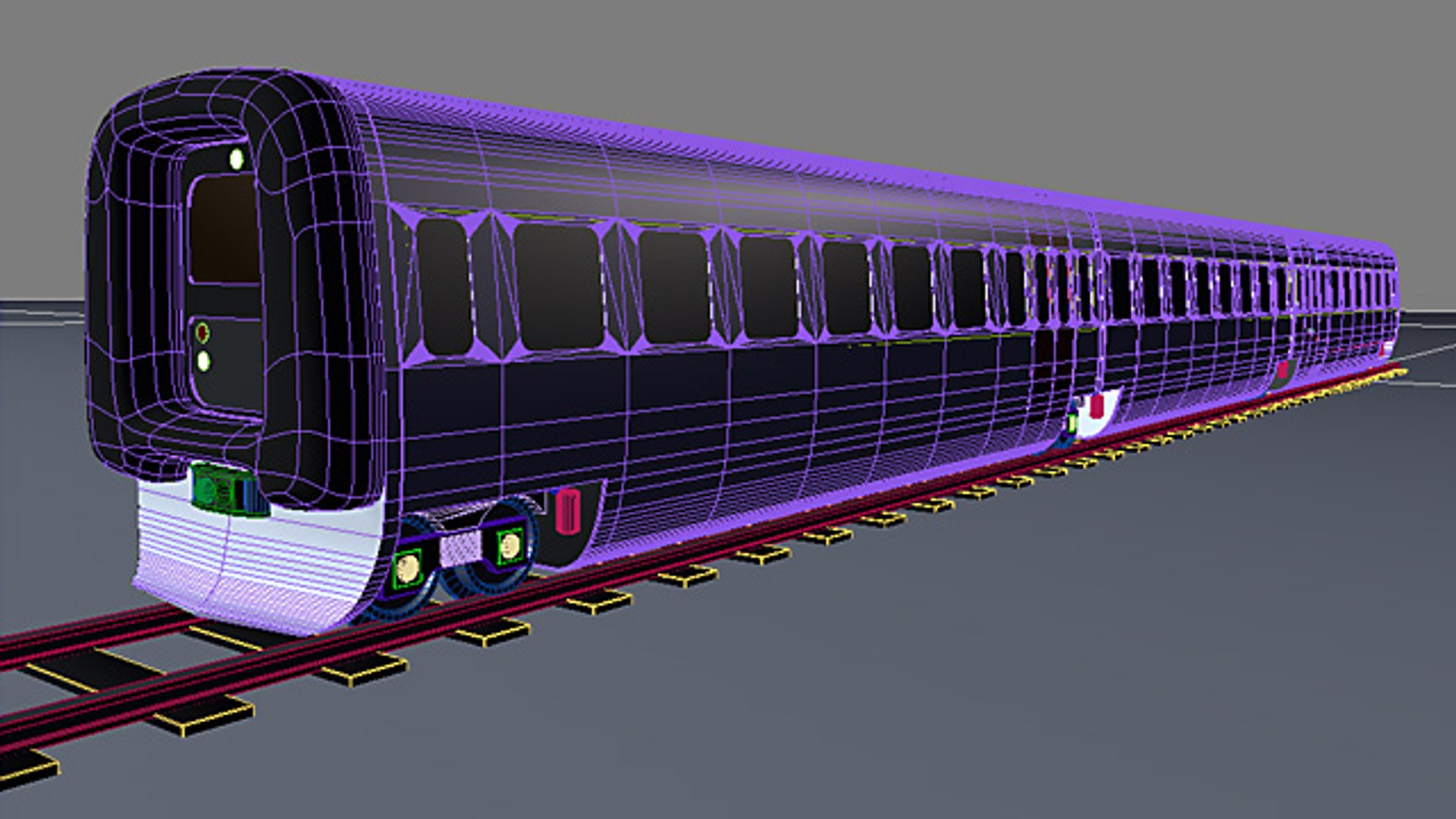 Ic3 Passenger Train Dsb 3d Model