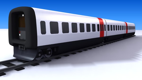 ic3 passenger train dsb 3d model