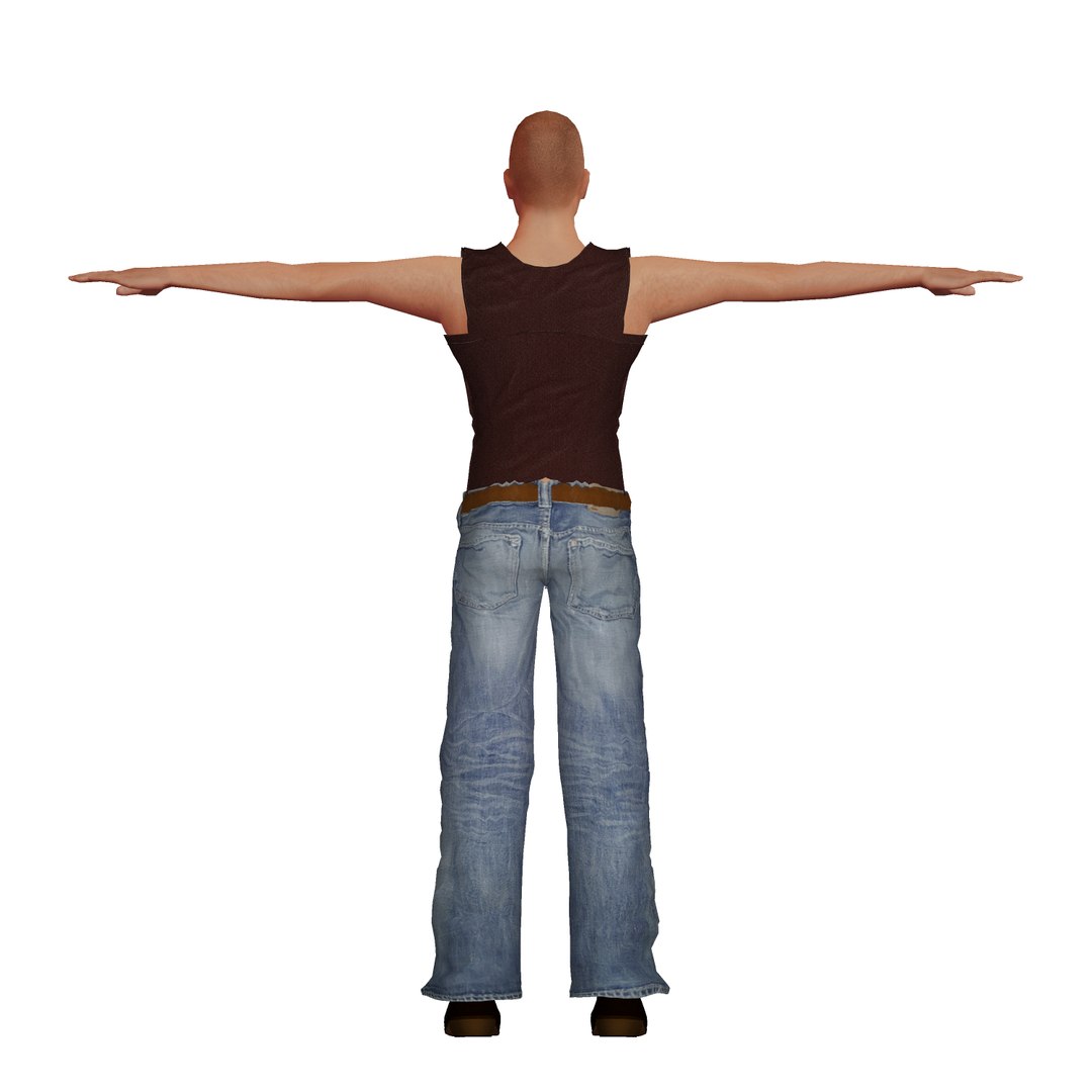 3D white man model - TurboSquid 1617867
