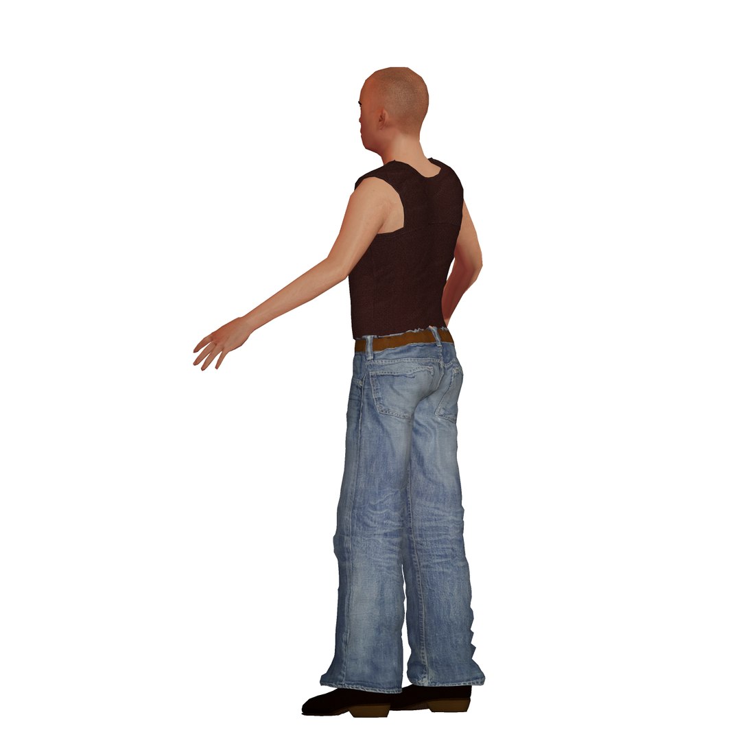 3D white man model - TurboSquid 1617867