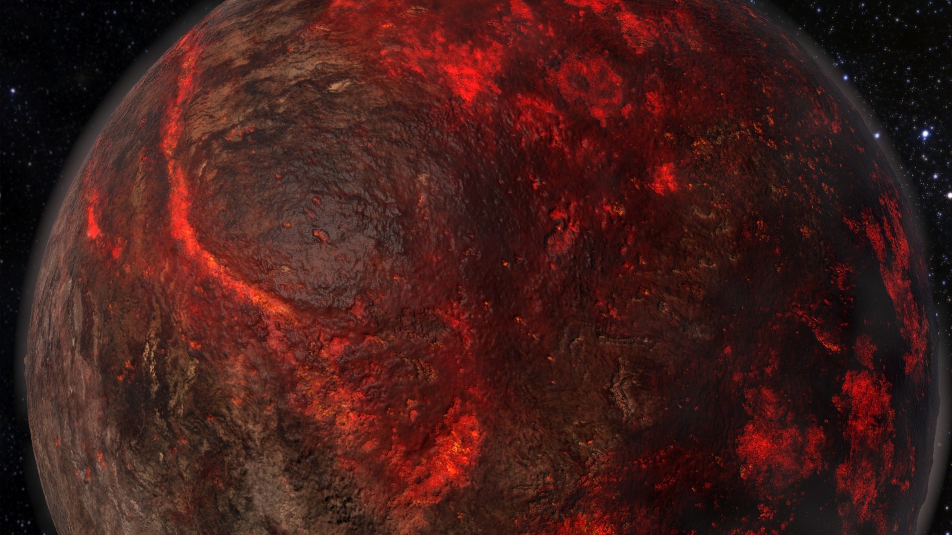 Lava Planet 55 Cancri 3D Model - TurboSquid 1284827