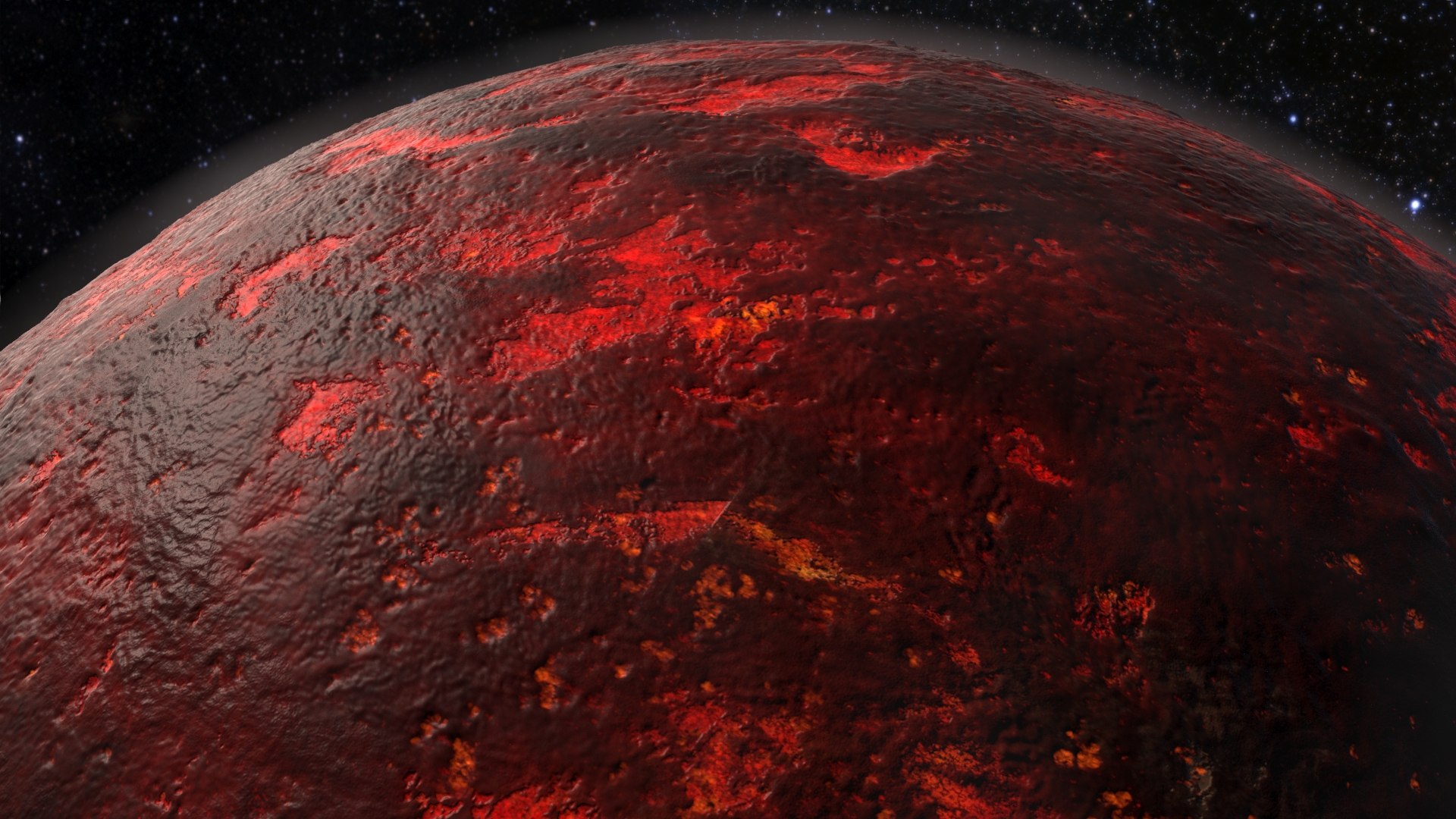 Lava planet 55 cancri 3D model - TurboSquid 1284827