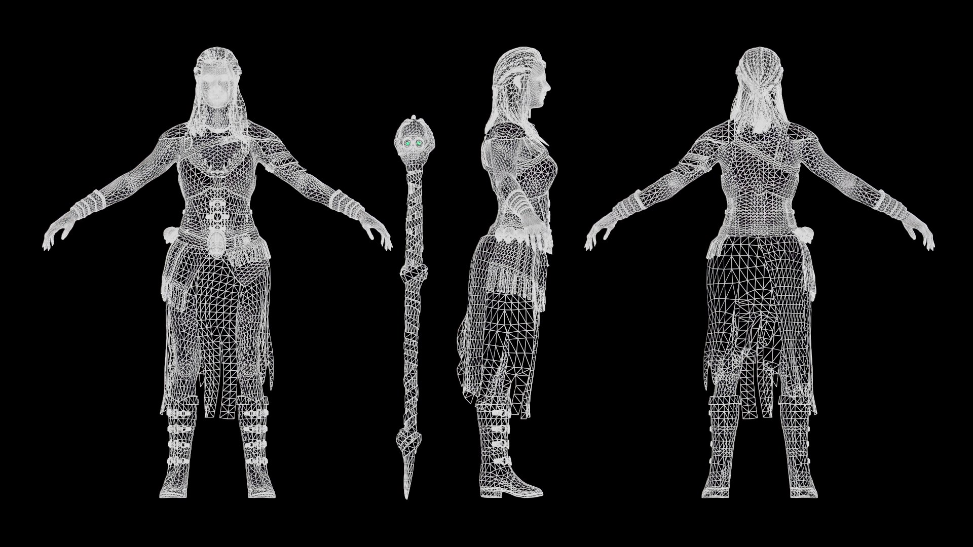Goddess Hel 3D Model - TurboSquid 2006621