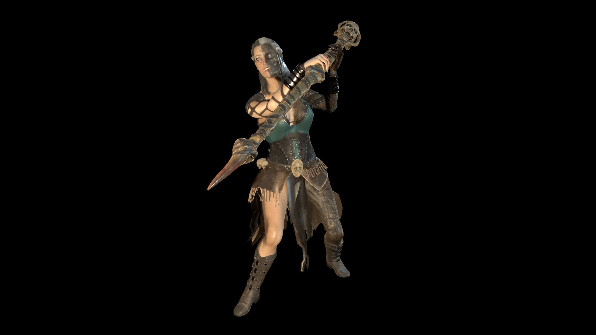 Goddess Hel 3D Model - TurboSquid 2006621