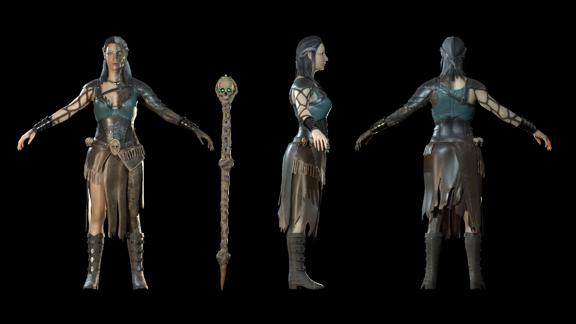 Goddess Hel 3D Model - TurboSquid 2006621