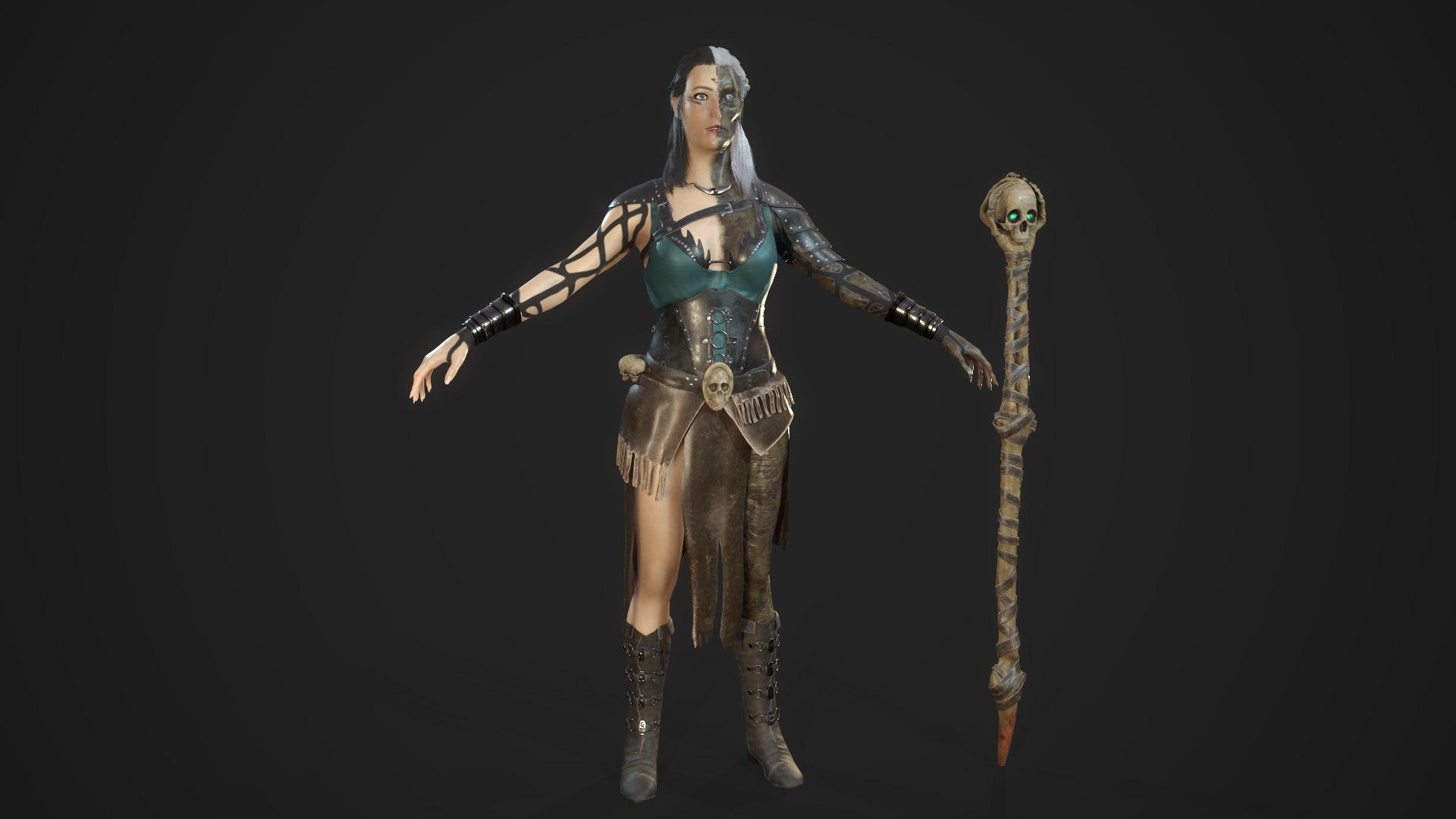 Goddess Hel 3D Model - TurboSquid 2006621