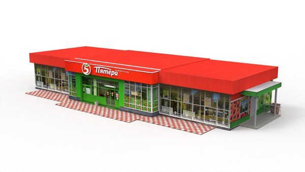 Supermarket model - TurboSquid 1816491