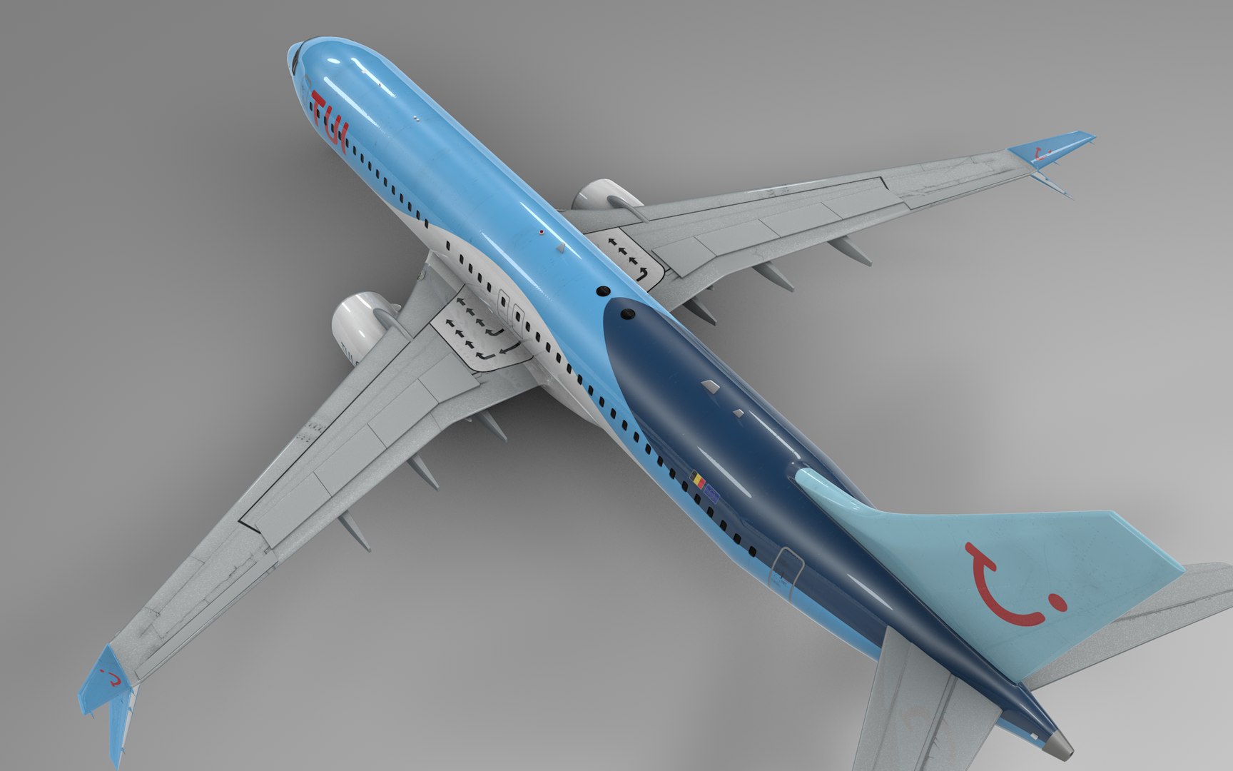 Boeing 737-8 tui airlines 3D - TurboSquid 1696847