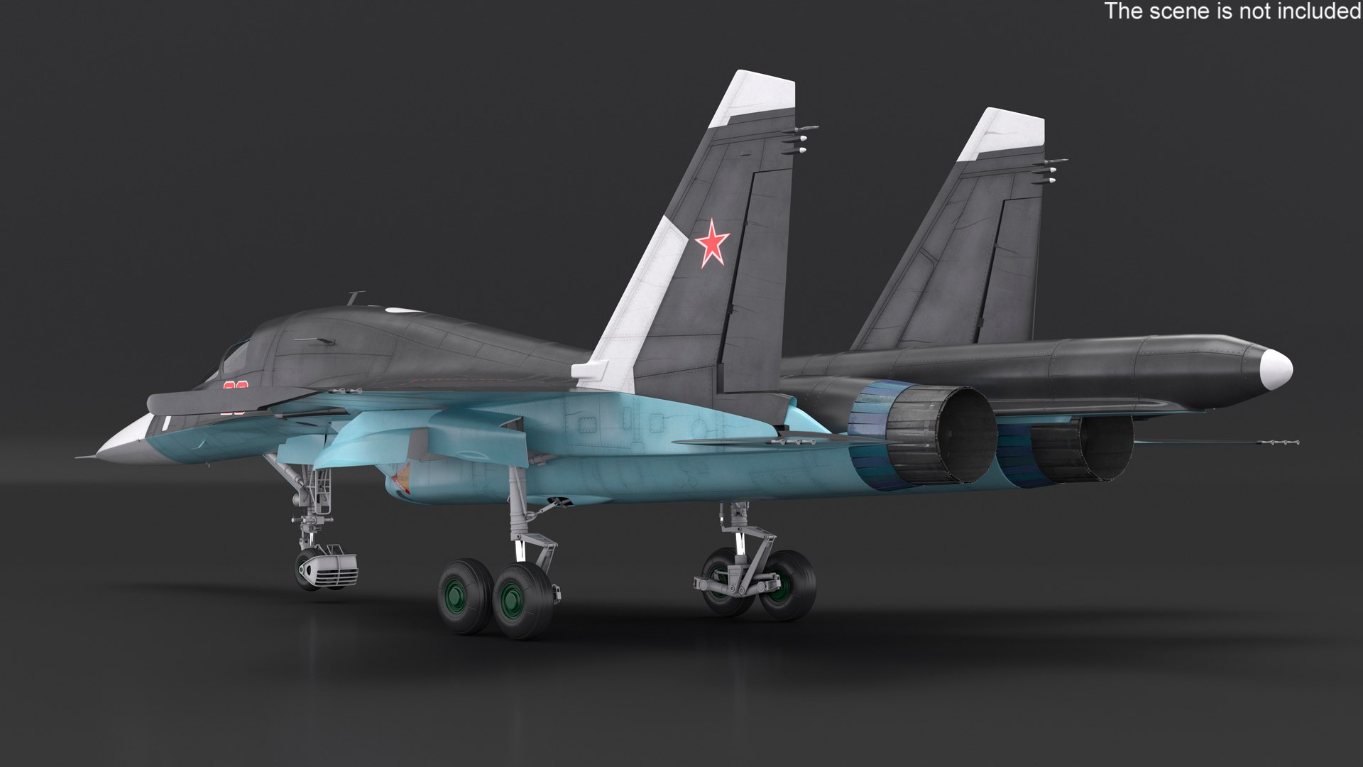 Russian Sukhoi SU-57 Fighter Jet 3D Model - TurboSquid 2382946