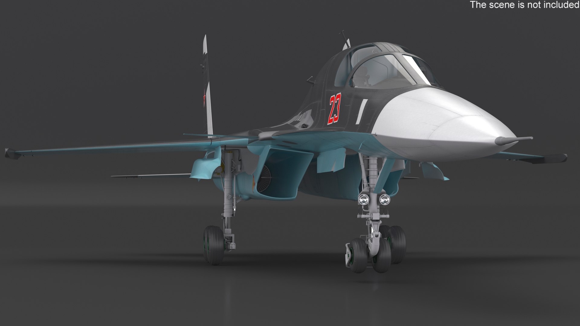 Russian Sukhoi SU-57 Fighter Jet 3D Model - TurboSquid 2382946
