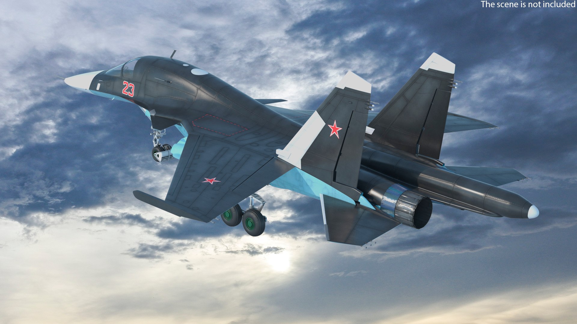 Russian Sukhoi SU-57 Fighter Jet 3D Model - TurboSquid 2382946
