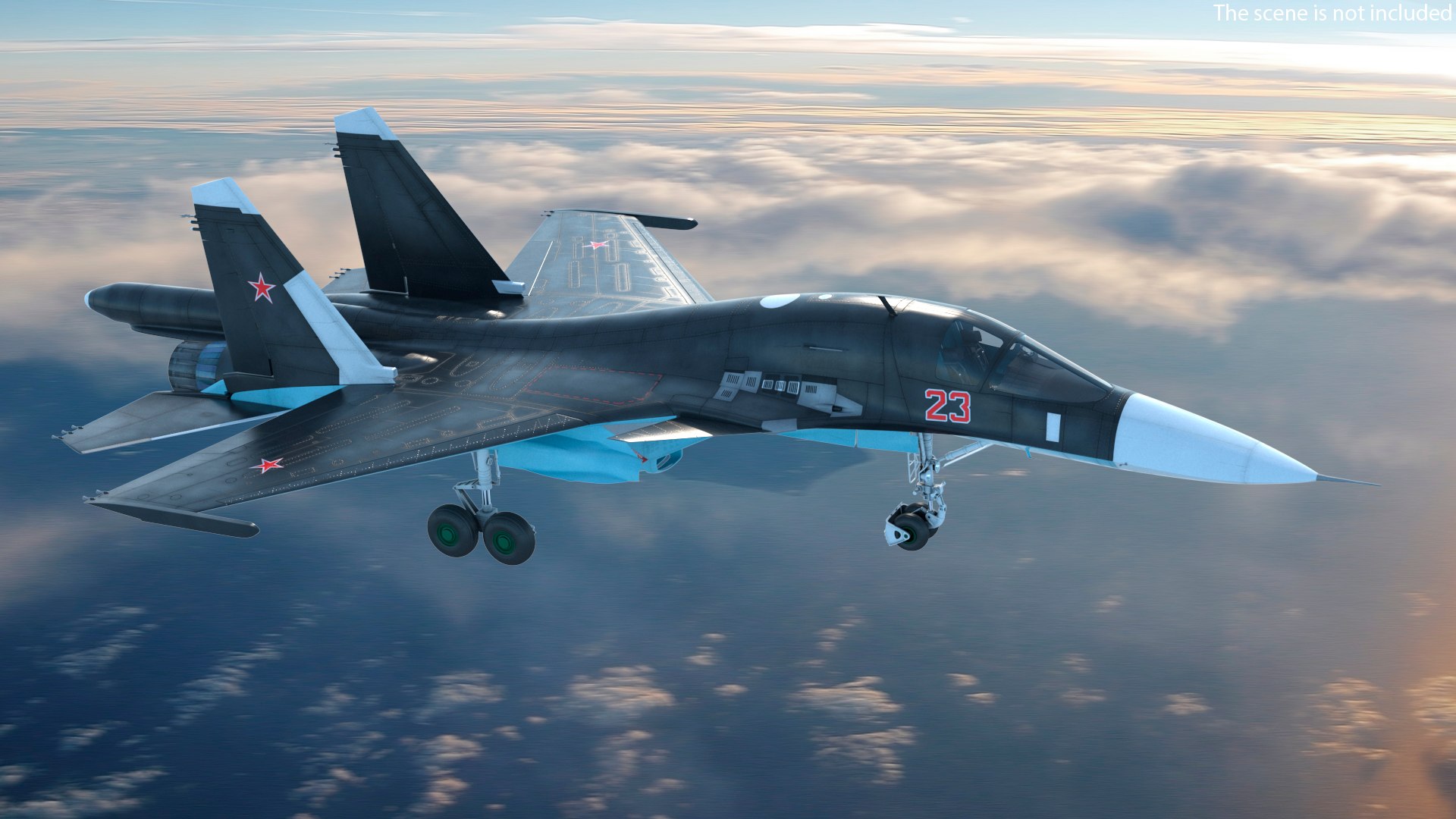 Russian Sukhoi SU-57 Fighter Jet 3D Model - TurboSquid 2382946