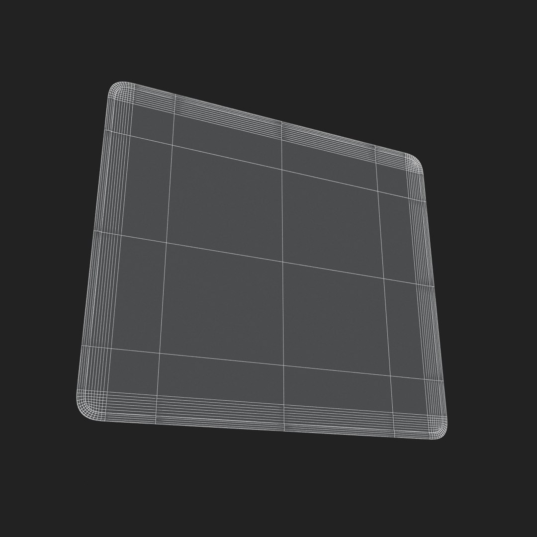 3D Mouse Pad 2450x400 Mm Model - TurboSquid 1185882