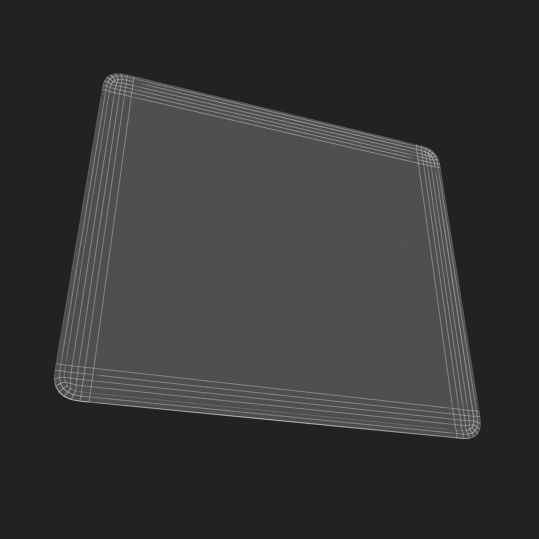 3D Mouse Pad 2450x400 Mm Model - TurboSquid 1185882