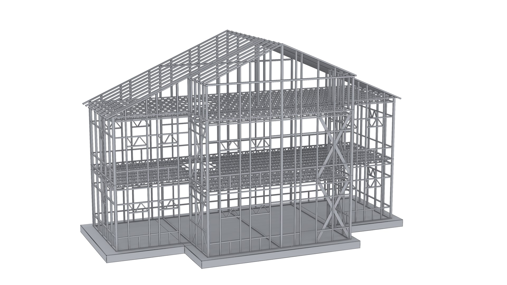 3D Modular Steel Construction - TurboSquid 2299794
