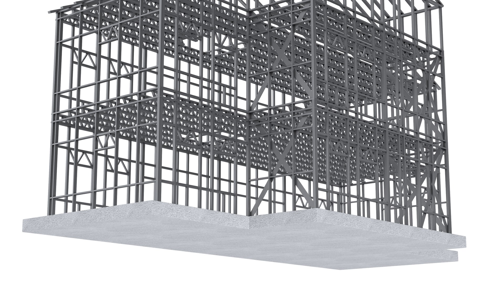 3D Modular Steel Construction - TurboSquid 2299794