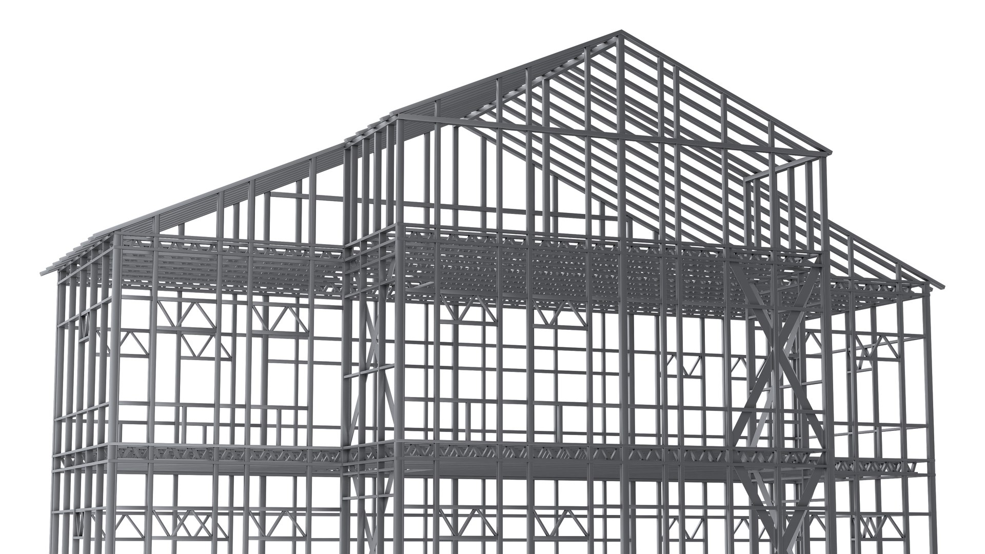 3D Modular Steel Construction - TurboSquid 2299794