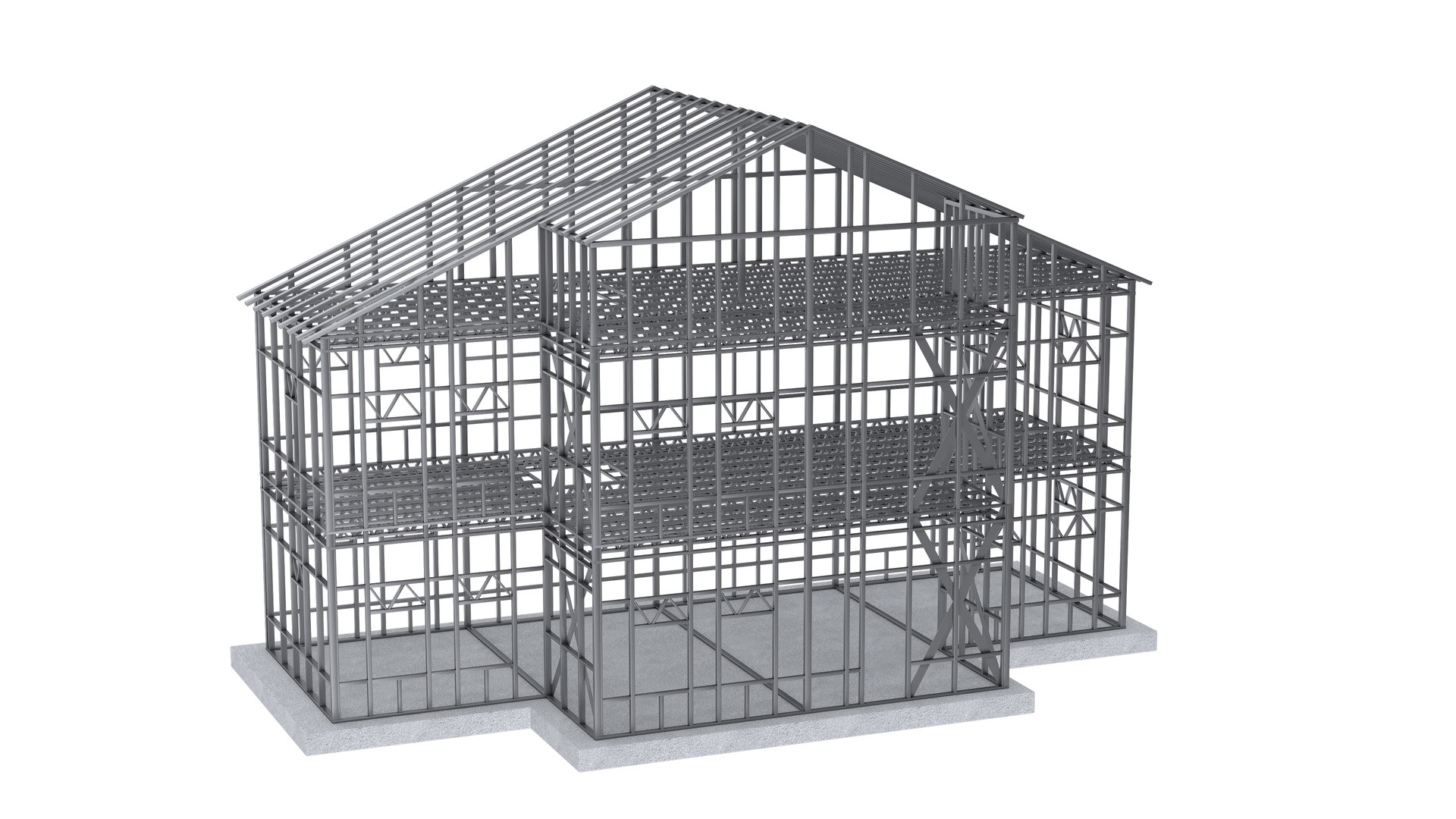 3D Modular Steel Construction - TurboSquid 2299794