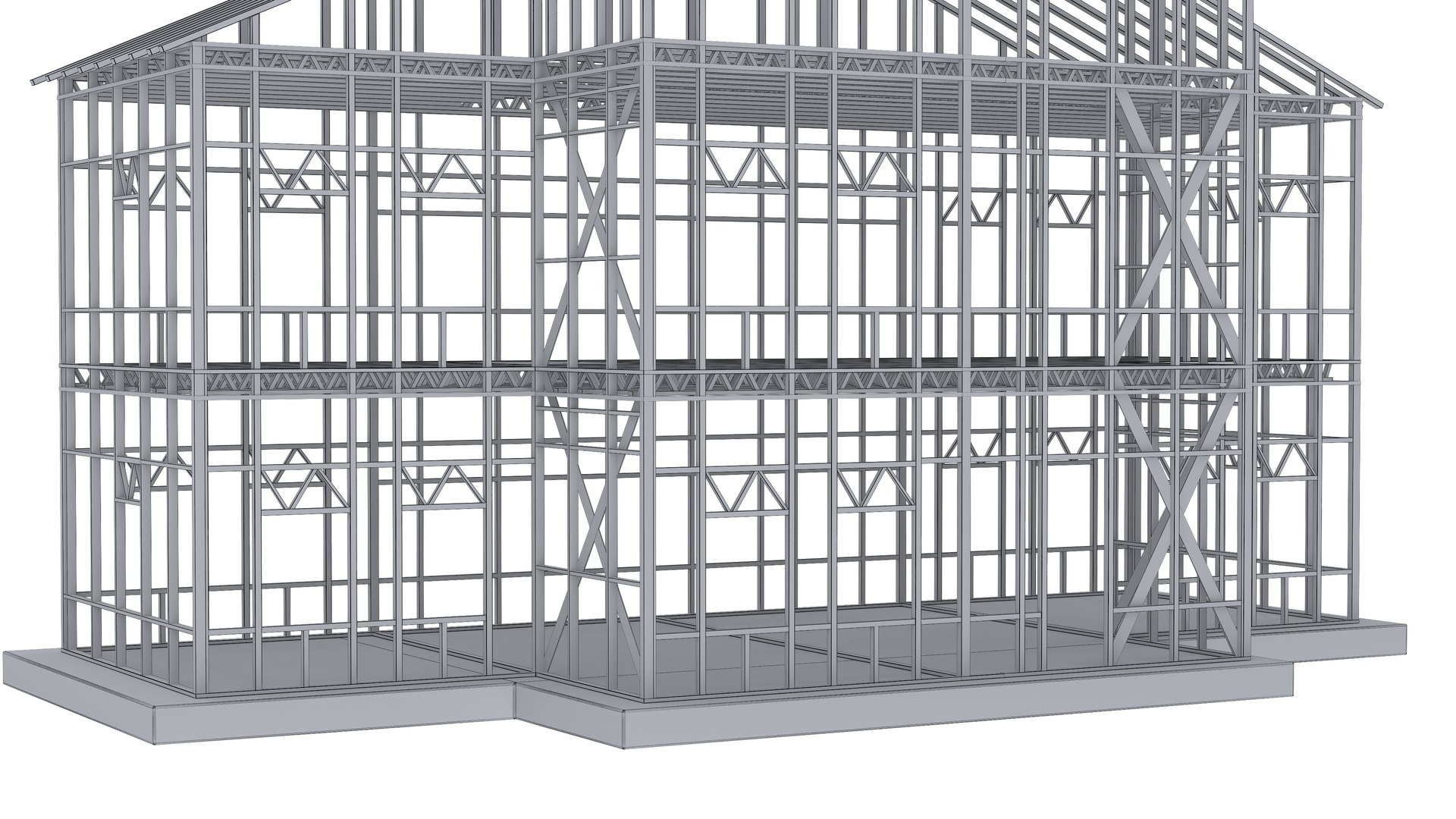 3D Modular Steel Construction - TurboSquid 2299794