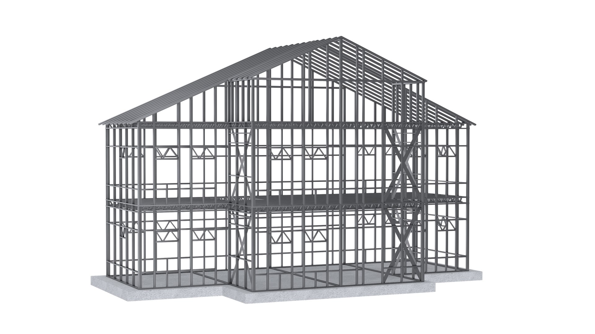 3D Modular Steel Construction - TurboSquid 2299794
