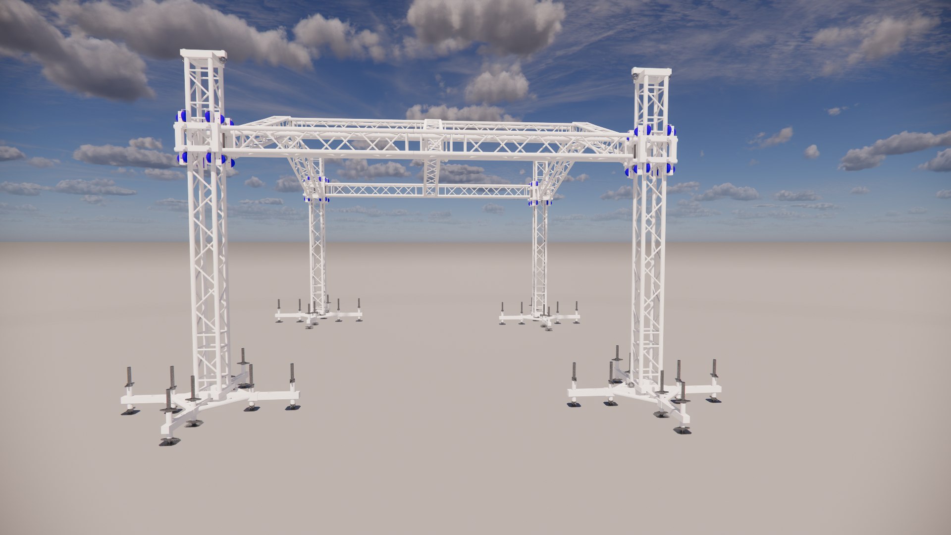 3D Truss Frames-A1 - TurboSquid 2210690