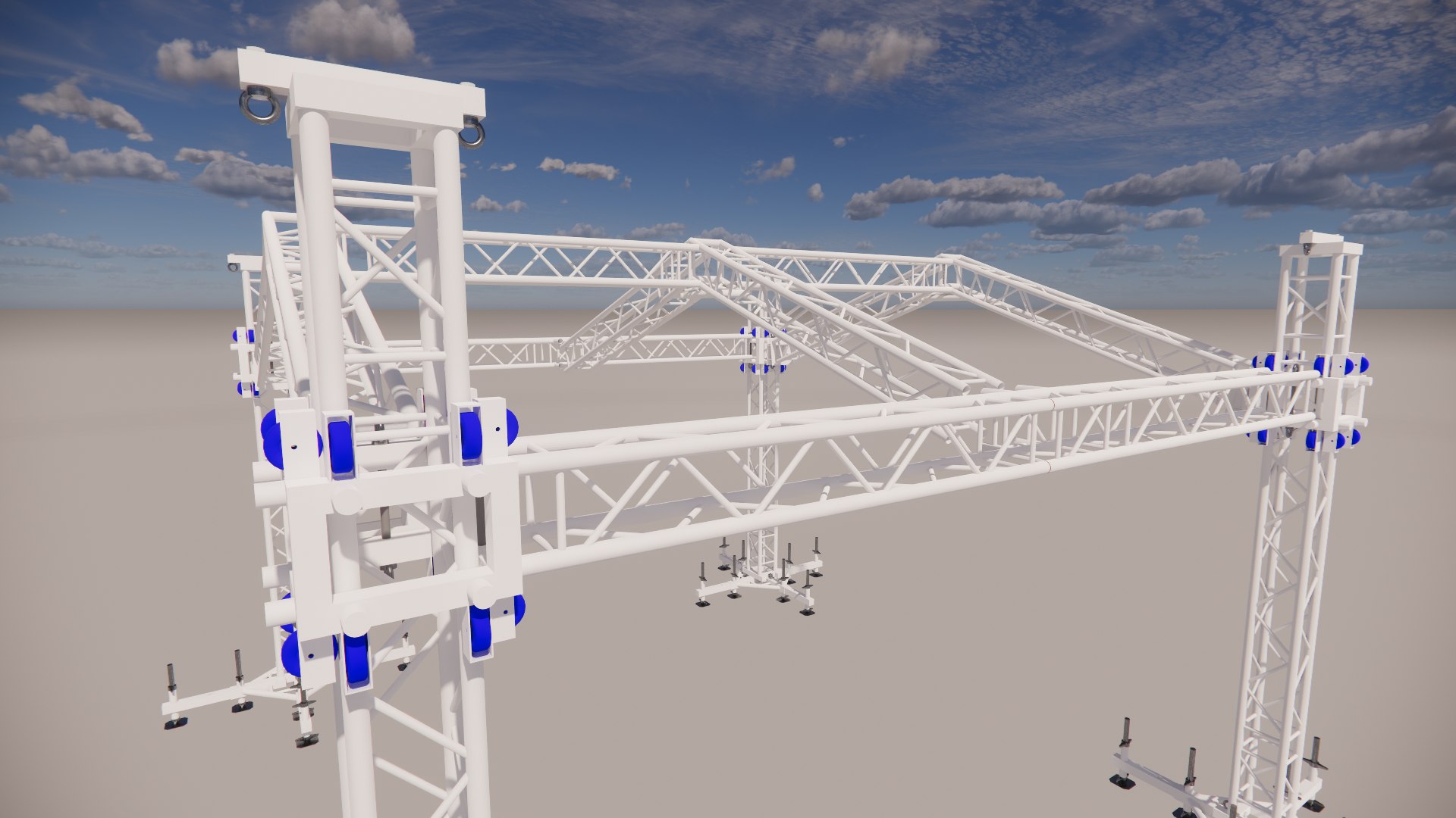3D Truss Frames-A1 - TurboSquid 2210690