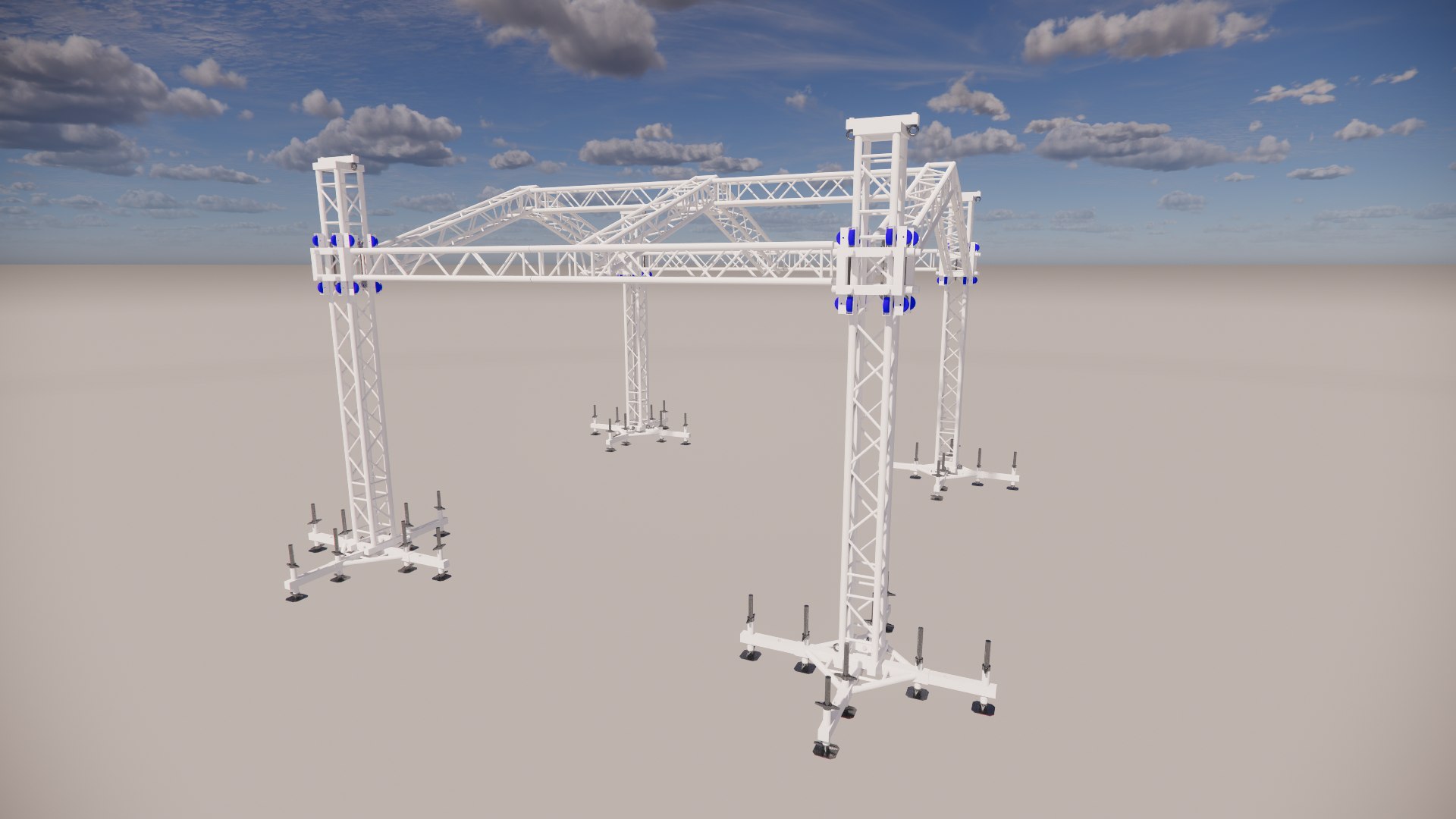 3D Truss Frames-A1 - TurboSquid 2210690