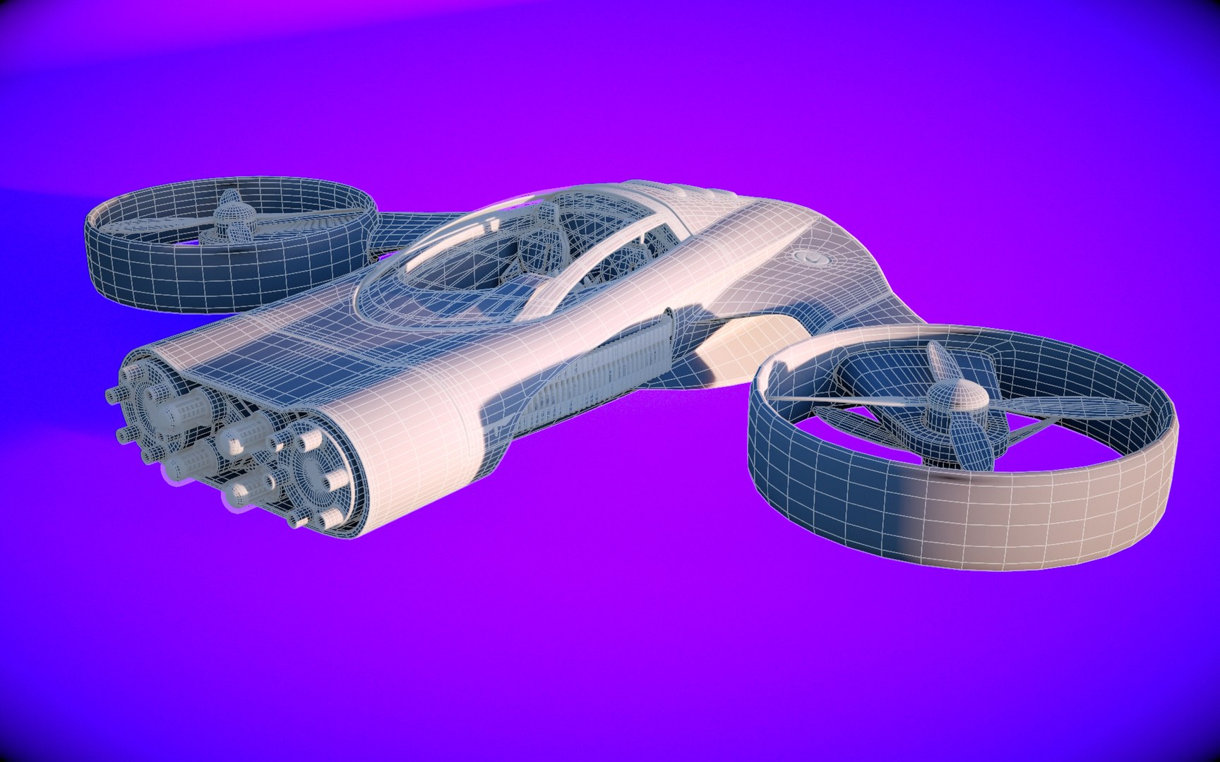 Car Designed 3d Model