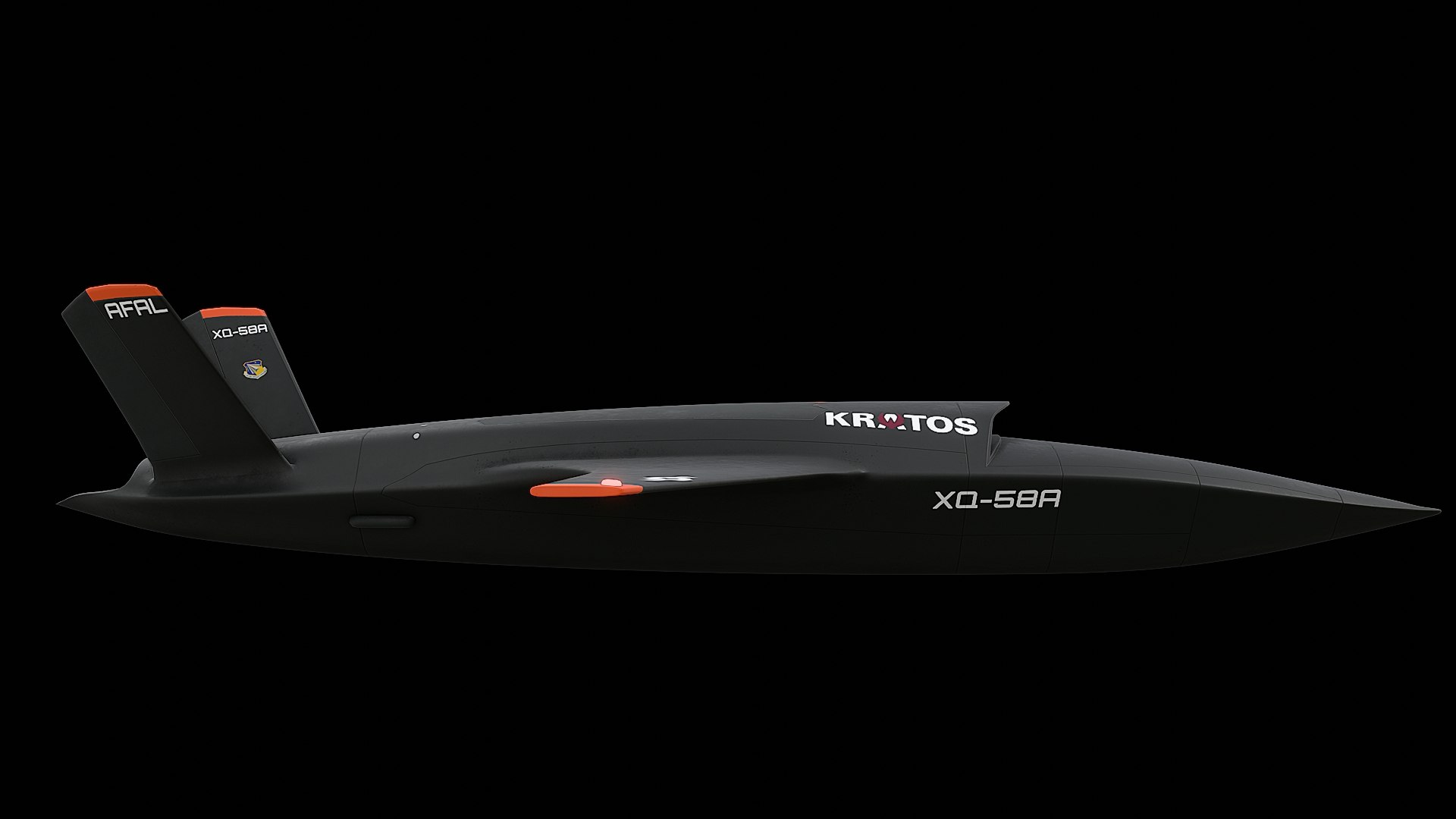 3D Valkyrie Kratos XQ-58 UAV - TurboSquid 2383370