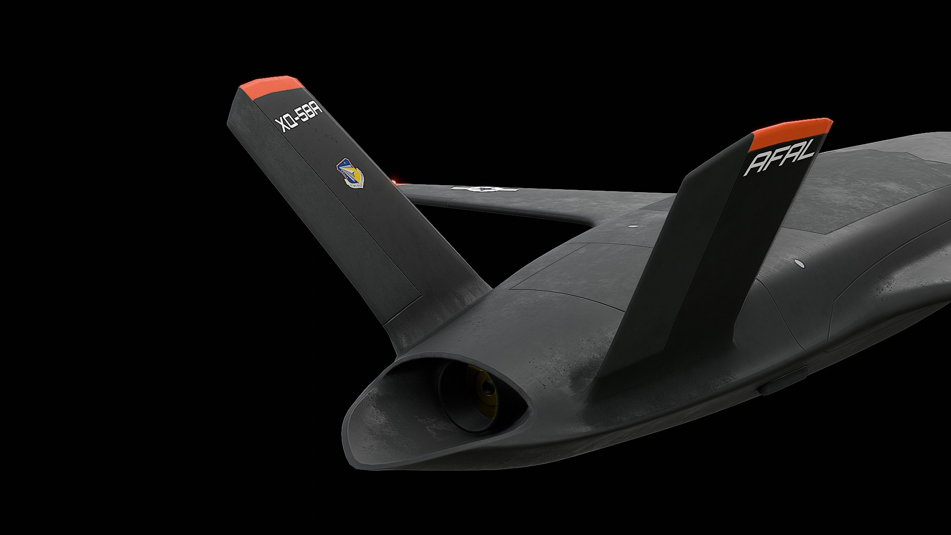 3D Valkyrie Kratos XQ-58 UAV - TurboSquid 2383370