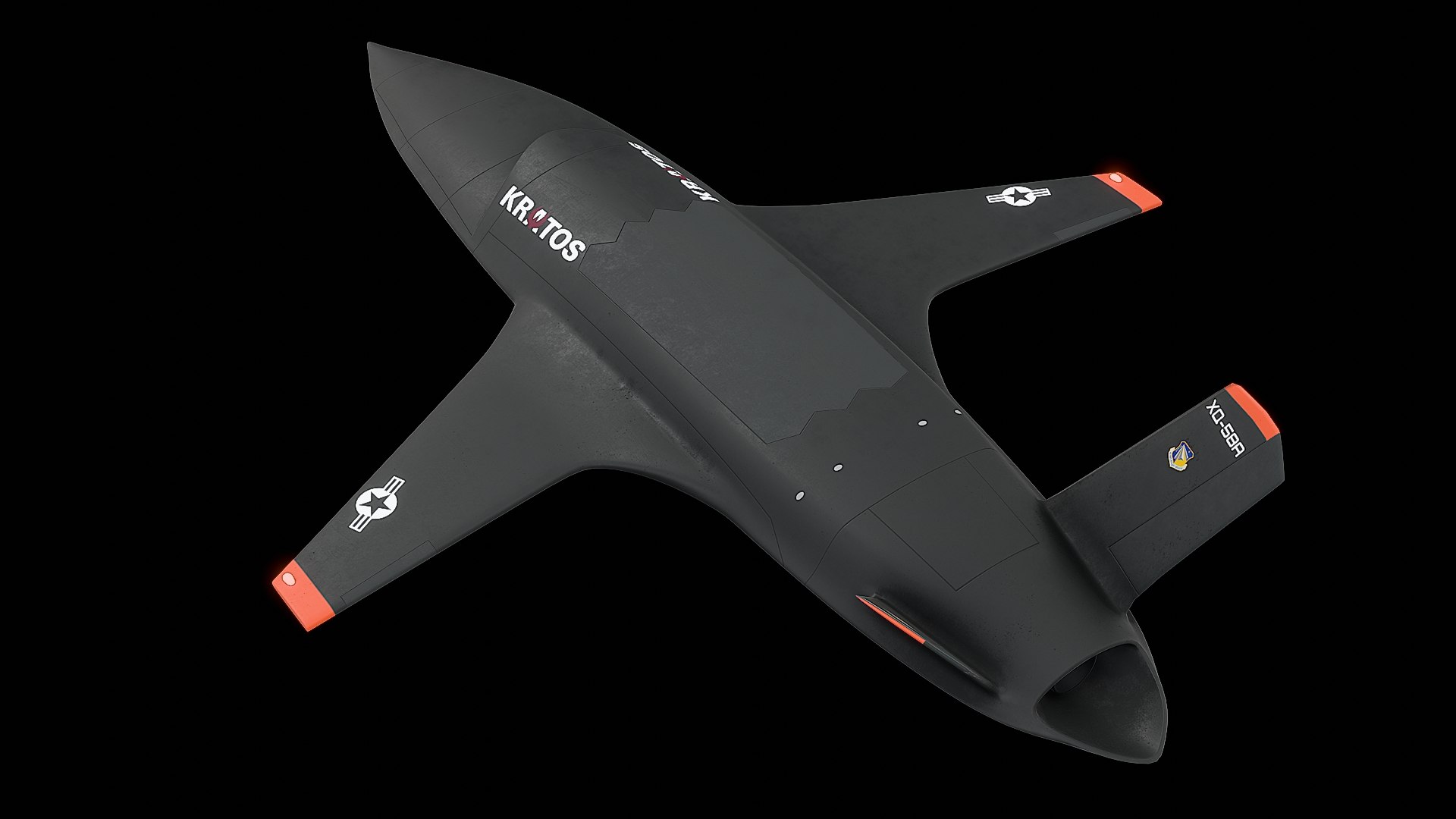 3D Valkyrie Kratos XQ-58 UAV - TurboSquid 2383370
