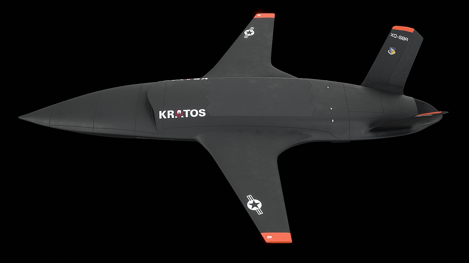 3D Valkyrie Kratos XQ-58 UAV - TurboSquid 2383370