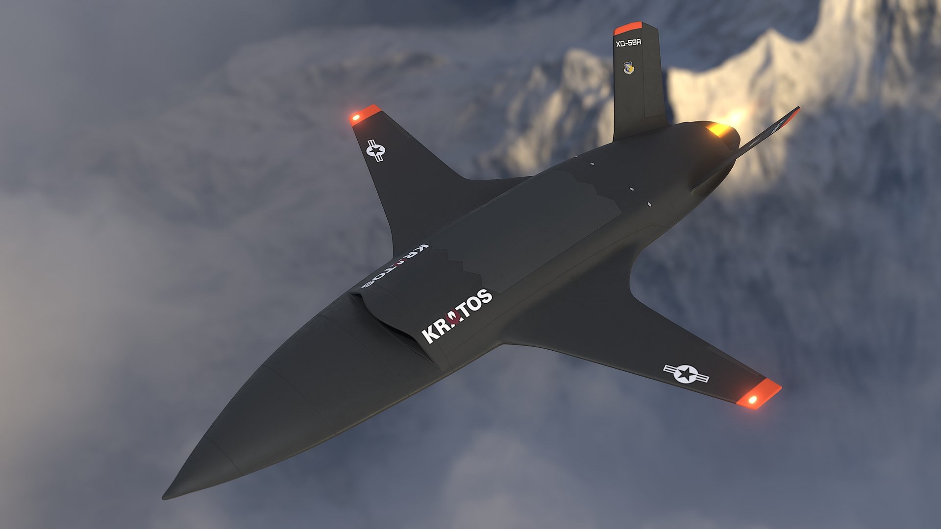 3D Valkyrie Kratos XQ-58 UAV - TurboSquid 2383370