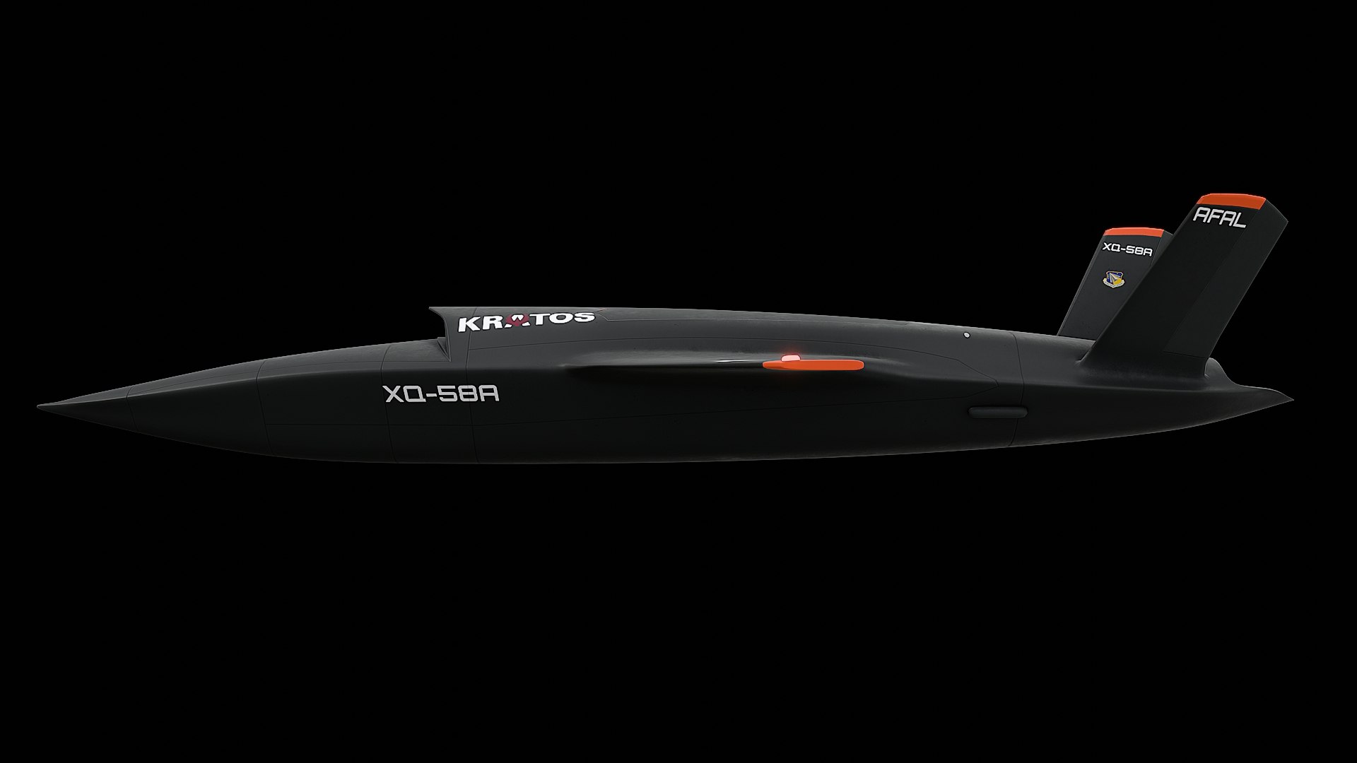 3D Valkyrie Kratos XQ-58 UAV - TurboSquid 2383370
