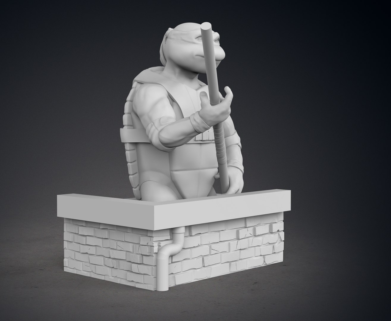 3D Donatello Bust Model - TurboSquid 2226896