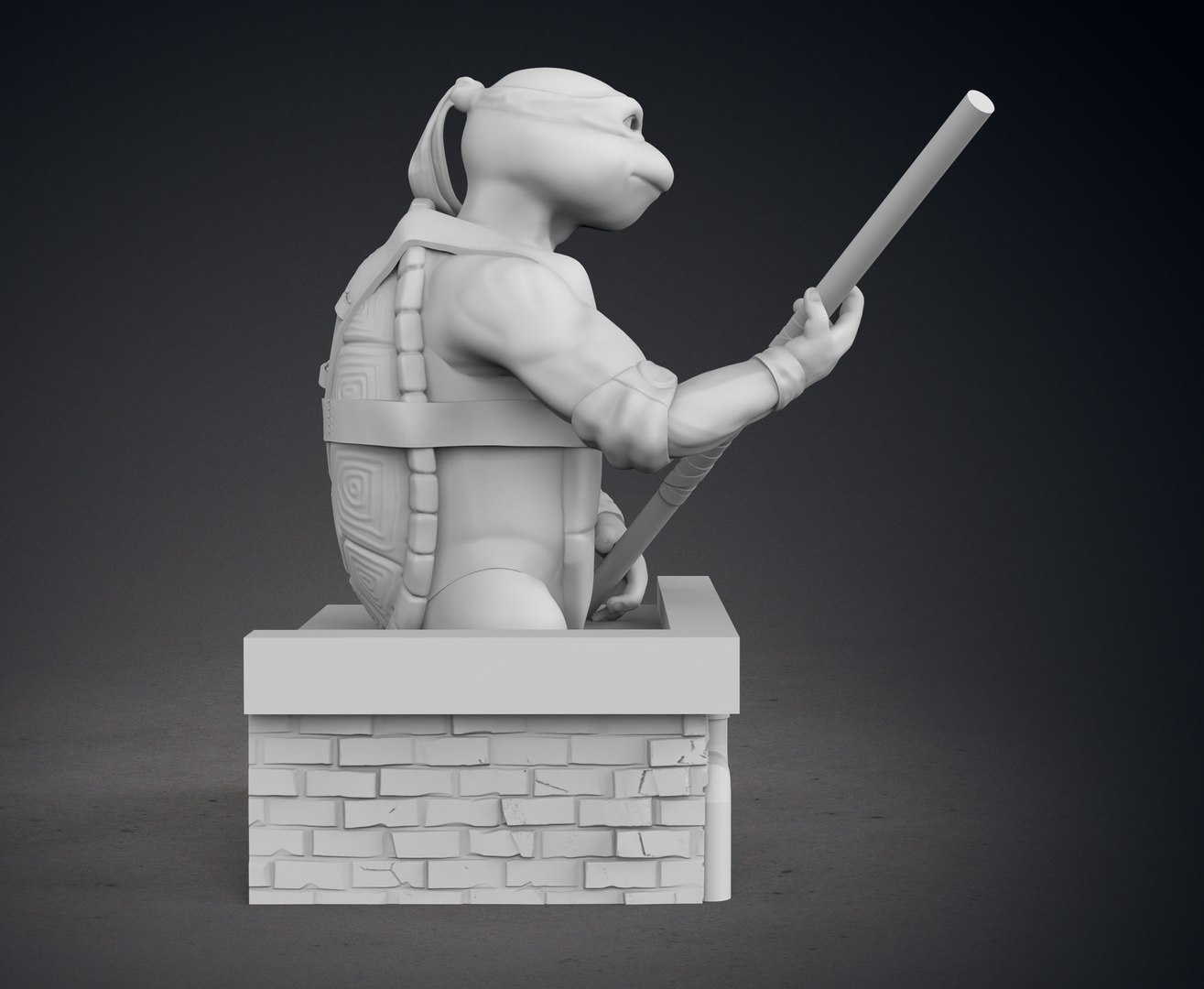 3D Donatello Bust Model - TurboSquid 2226896
