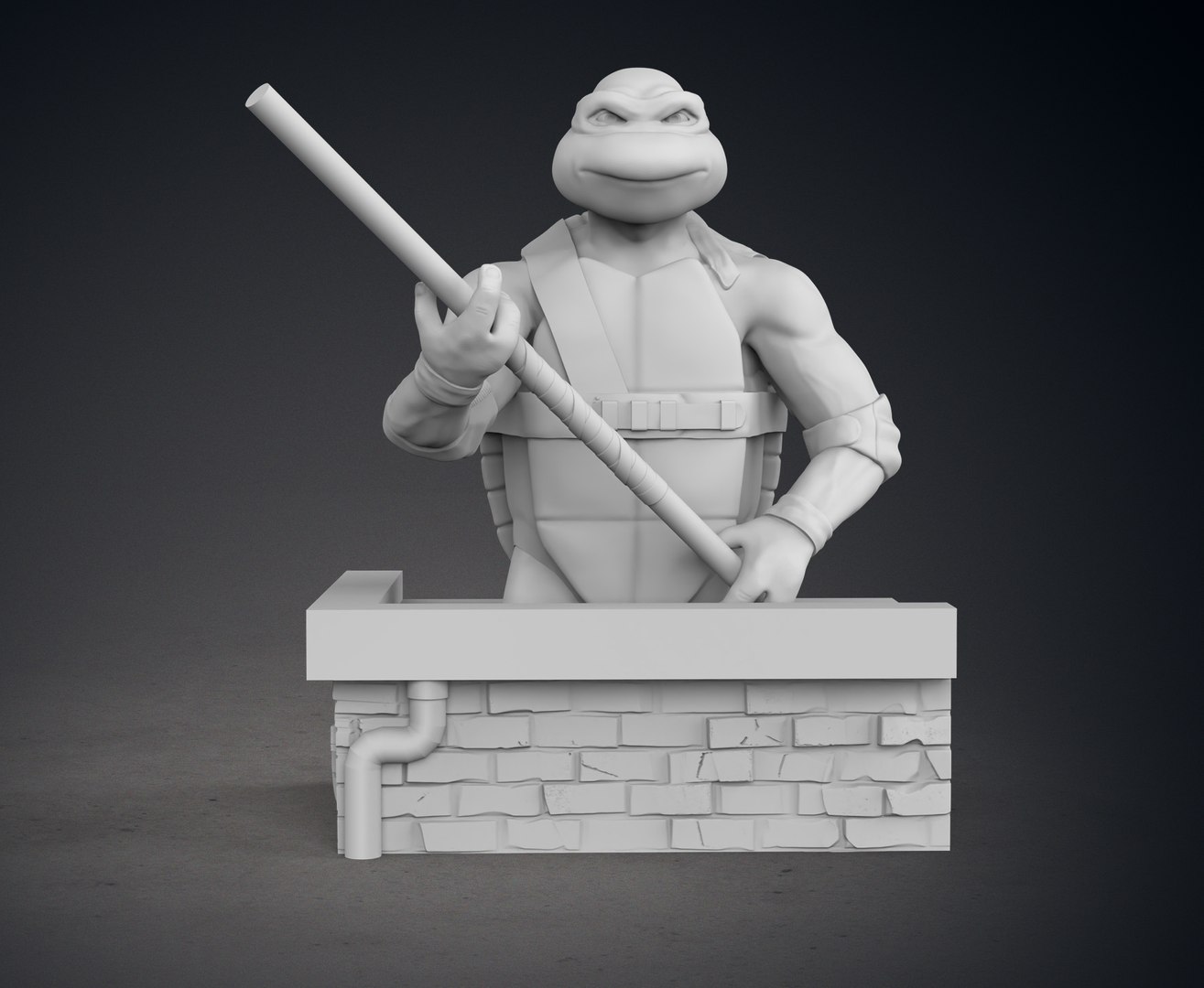 3D Donatello Bust Model - TurboSquid 2226896