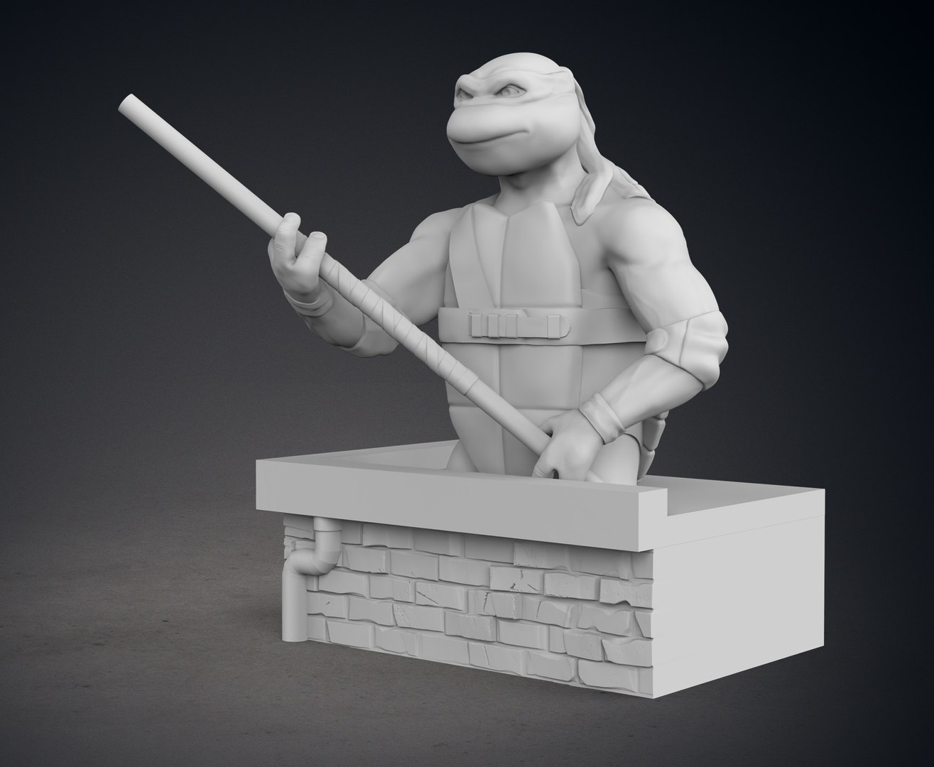 3D Donatello Bust Model - TurboSquid 2226896
