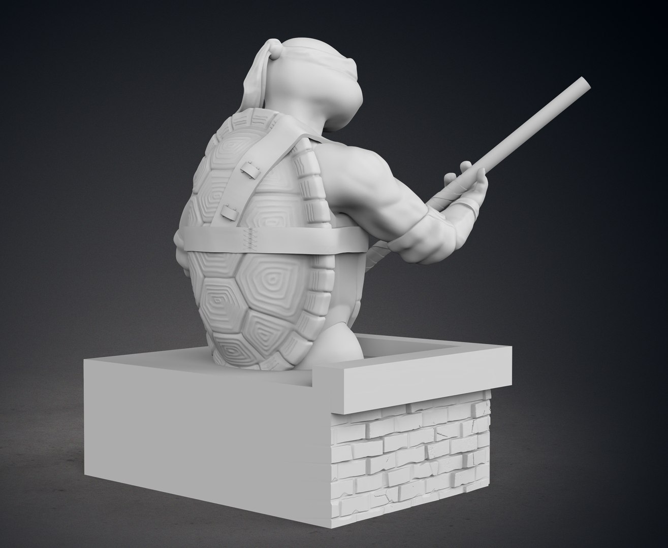 3D Donatello Bust Model - TurboSquid 2226896