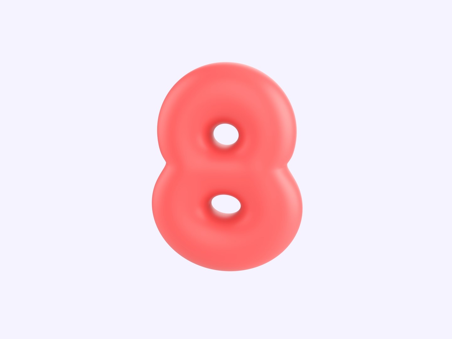 3D Model Number Eight - TurboSquid 2305158