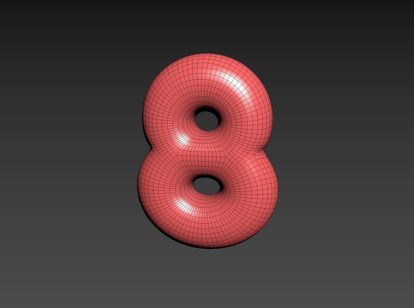 3D Model Number Eight - TurboSquid 2305158