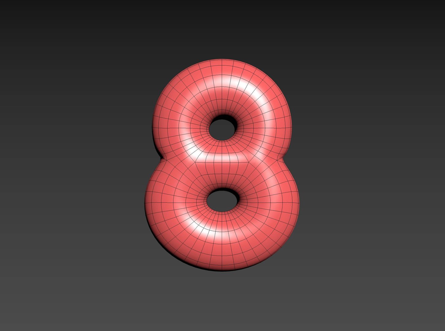 3D Model Number Eight - TurboSquid 2305158