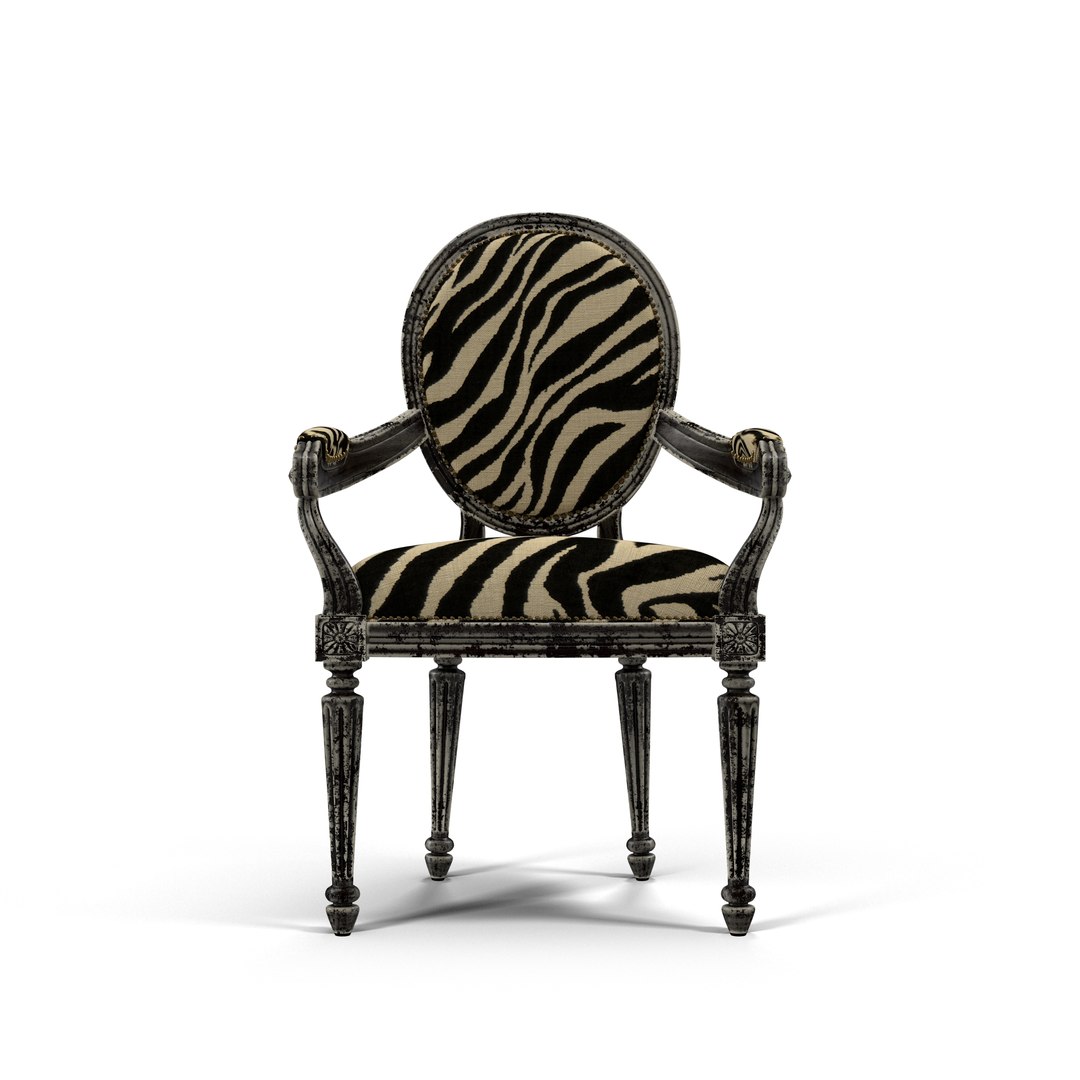 3d designer arm chair model